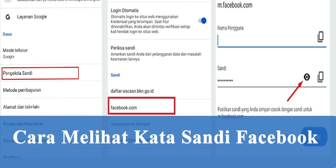 Cara Melihat Kata Sandi Facebook Sendiri di Hp Android/Ios