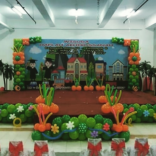 Contoh Dekorasi Perpisahan TK/Paud Sederhana