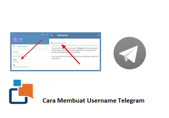 Cara bikin username telegram
